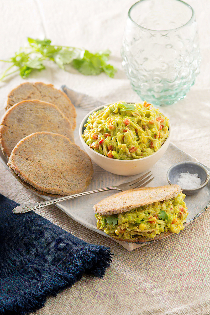 Receta arepa reina pepiada keto | Dieta Keto Gratis